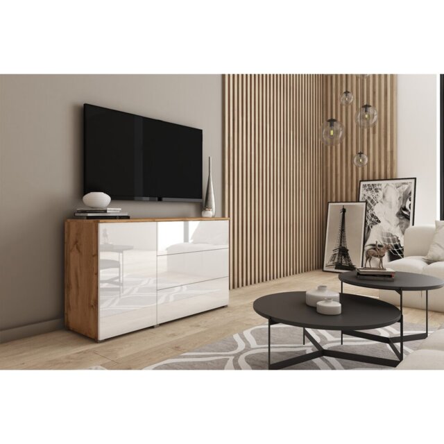Wander 110 Cm Wide 3 Drawer Sideboard by Wayfair | uFurnish.com