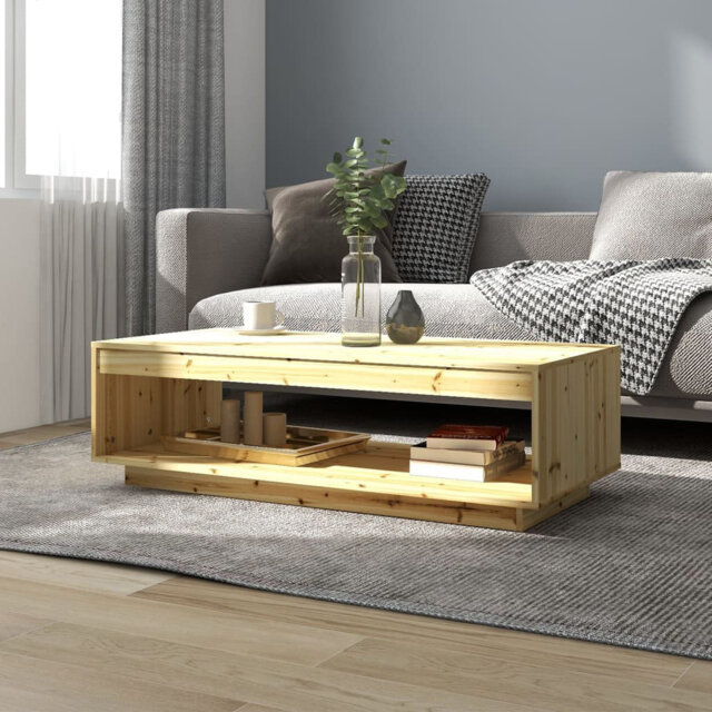 Shook Solid Wood Frame Coffee Table with Storage by Wayfair | ufurnish.com