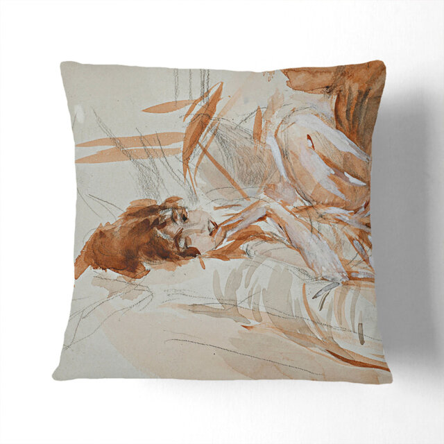 Reclining Lady Scatter Cushion with Filling by Wayfair | ufurnish.com
