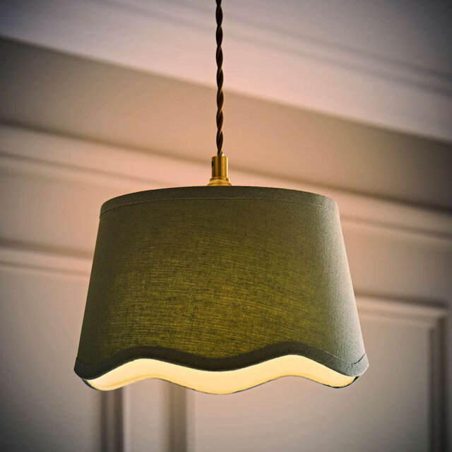 Alazar Linen Blend Empire Lamp Shade ( Slip-On ) by Wayfair | ufurnish.com