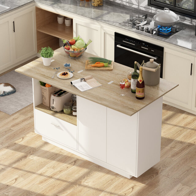 150.1cm W Kitchen Island by Wayfair | uFurnish.com