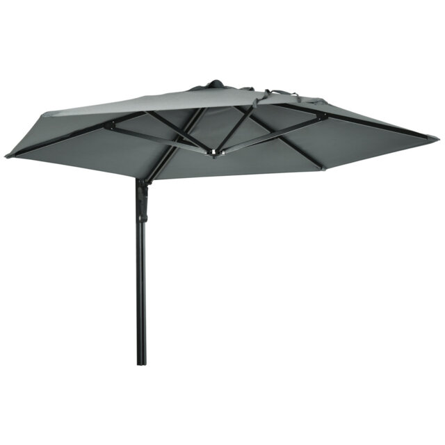 Araya 2.5m Wall Mounted Parasol by Wayfair | ufurnish.com