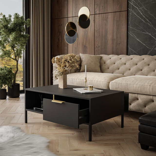 Leupp 4 Legs Coffee Table with Storage by Wayfair | ufurnish.com