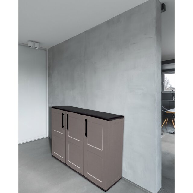Multipurpose Wardrobe For Outdoor Or Indoor Use, Cabinet With 3 Doors ...