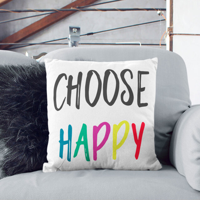 Choose Happy Scatter Cushion by Wayfair | ufurnish.com