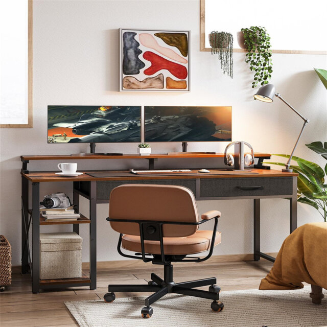 120cm W Rectangle Computer Desk by Wayfair | ufurnish.com