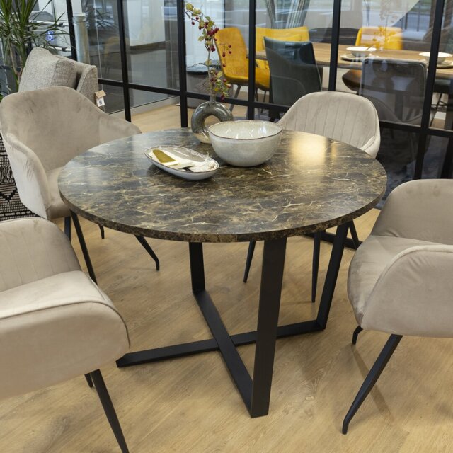 Denali Round 110cm Dining Table by Wayfair | ufurnish.com