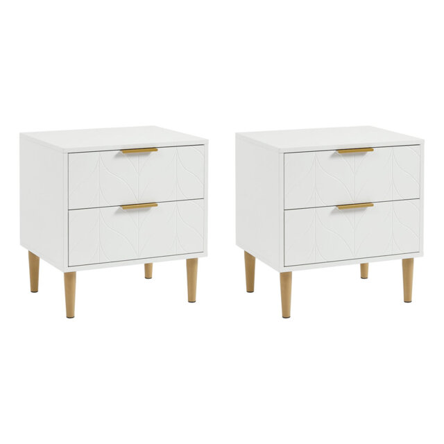 Adams Manufactured Wood Bedside Table by Wayfair | ufurnish.com
