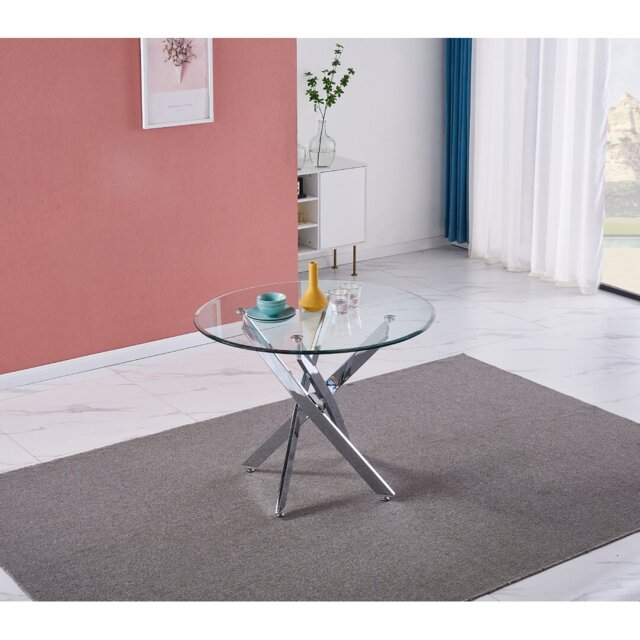 Rollex Round Dining Table by Wayfair | ufurnish.com