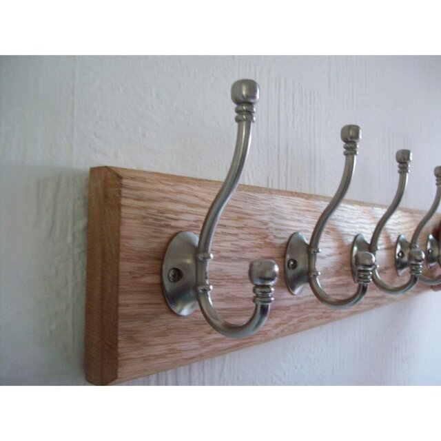 Solid Wood 6 - Hook Wall Mounted Coat Rack by Wayfair | ufurnish.com