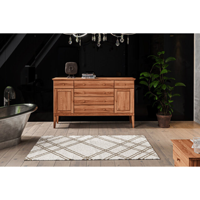 Letona 6 Drawer 168Cm W Solid Wood Combi Chest by Wayfair | ufurnish.com