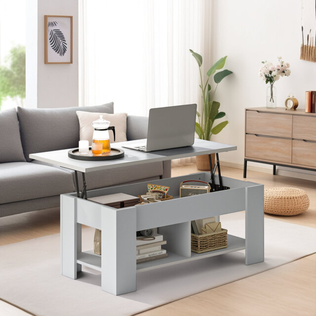 Sparta Lift Top Extendable 4 Legs Coffee Table with Storage by Wayfair ...