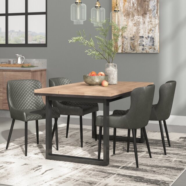 Sawyer Extendable Dining Set with 4 Chairs by Wayfair | ufurnish.com