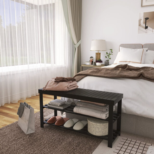 2 Tier Storage Bench by Wayfair | ufurnish.com