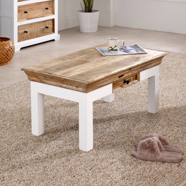 Salah 4 Legs Coffee Table with Storage by Wayfair | ufurnish.com