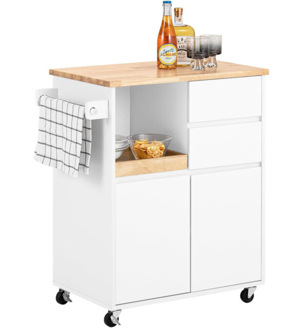 Broida Wood Kitchen Island by Wayfair | ufurnish.com