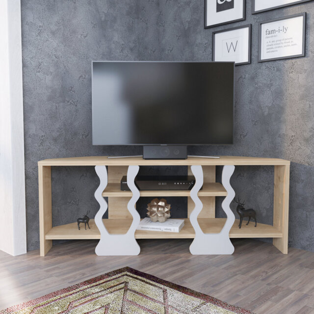 "Sigel Corner TV Stand for TVs up to 50""" by Wayfair | ufurnish.com