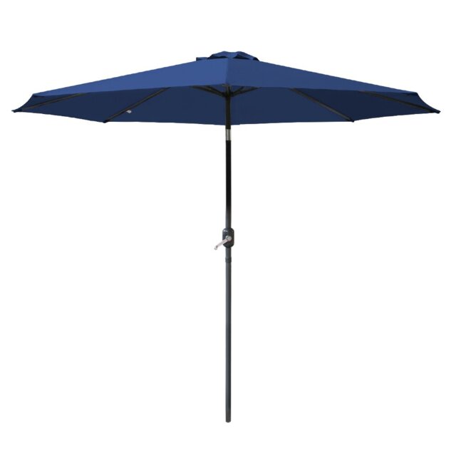 Courchevel 3m Traditional Parasol Blue by Wayfair | ufurnish.com
