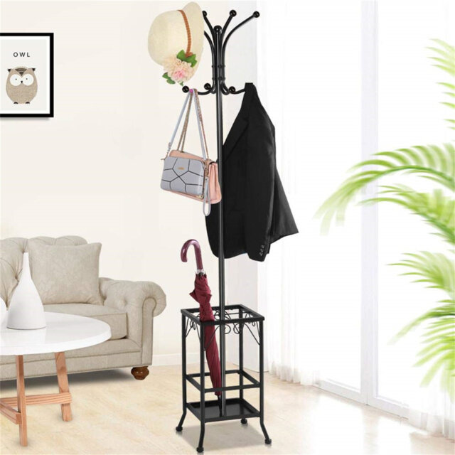 Tysen Metal Freestanding Coat Rack by Wayfair | ufurnish.com