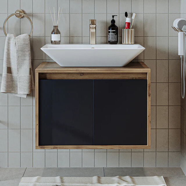 Ruarie Bathroom Vanity Unit with Ceramic Washbasin 65cm by Wayfair ...