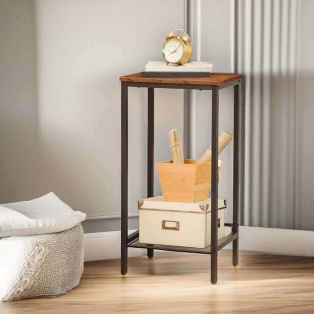 Grovesend Bedside Table with Adjustable Mesh Shelf by Wayfair ...