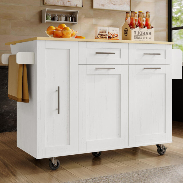 Wood Kitchen Island by Wayfair | uFurnish.com