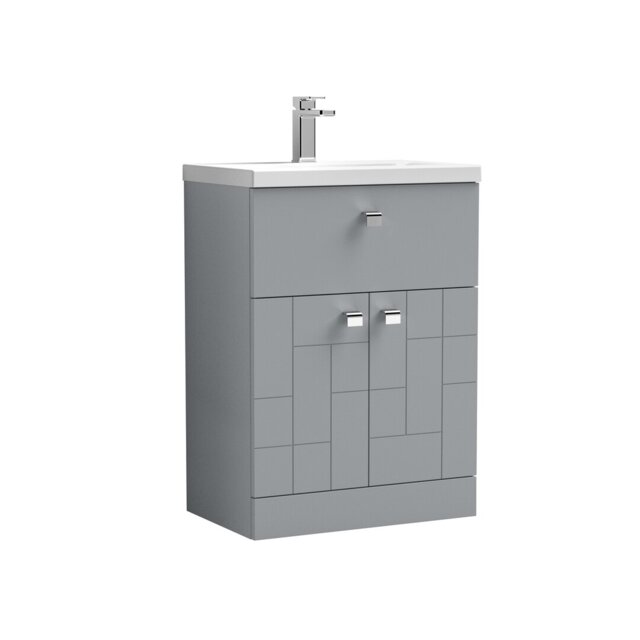 Blocks Free-Standing Single Vanity Unit by Wayfair | ufurnish.com