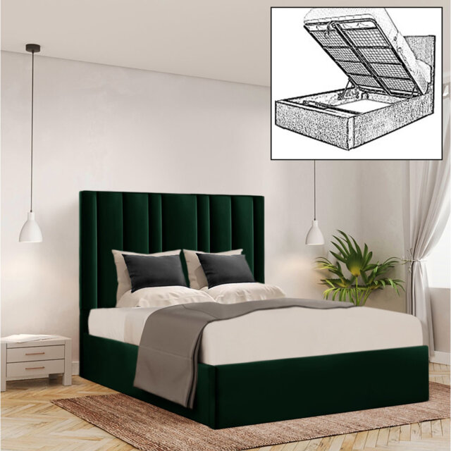 Bennard Upholstered Ottoman Storage Bed by Wayfair | ufurnish.com