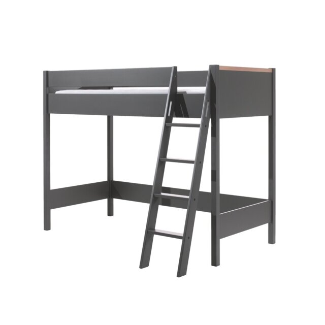 London European Single (90 x 200cm) High Sleeper Loft Bed Bed by Vipack ...