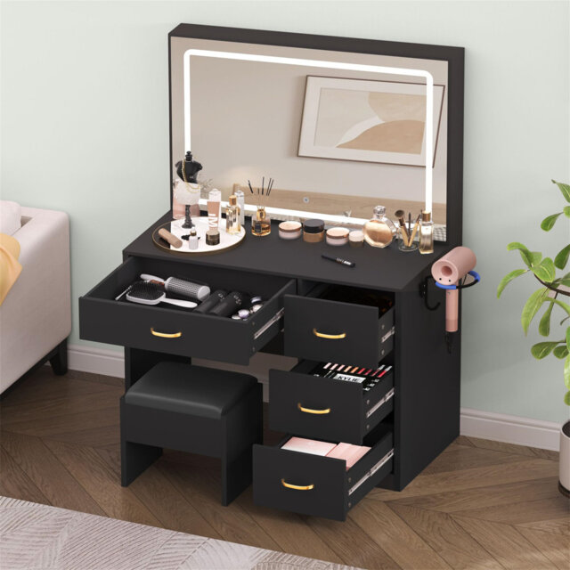 Bertia Dressing Table with Mirror by Wayfair | ufurnish.com