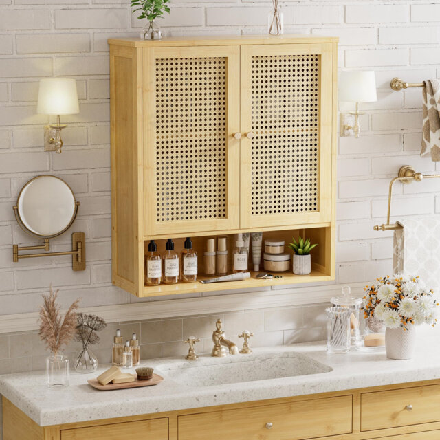 Bamboo Bathroom Cabinet by Wayfair | ufurnish.com