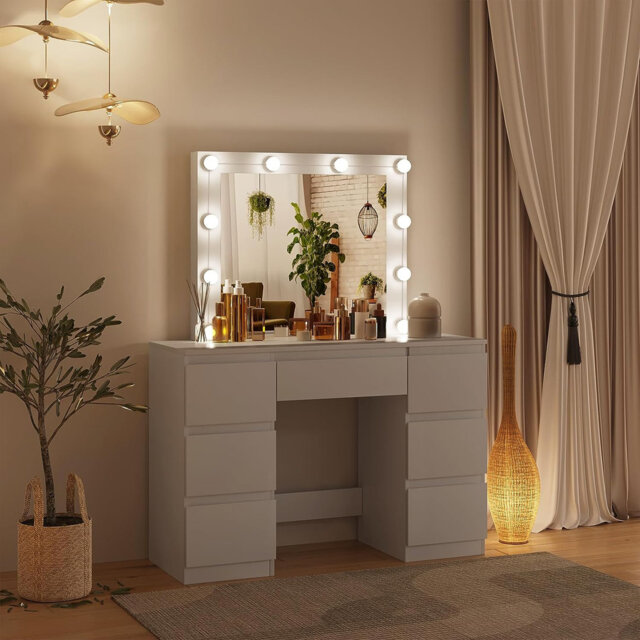 Almir Dressing Table with Mirror by Wayfair | ufurnish.com
