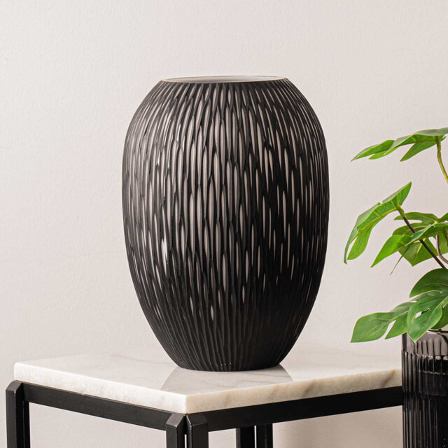 Crumity Stunning Handmade Vase for the Living Room, Fancy Decorative ...