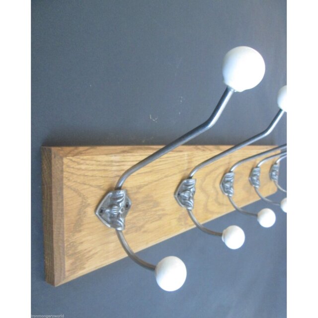 Nebo Solid Wood 9 - Hook Wall Mounted Coat Rack by Wayfair | ufurnish.com