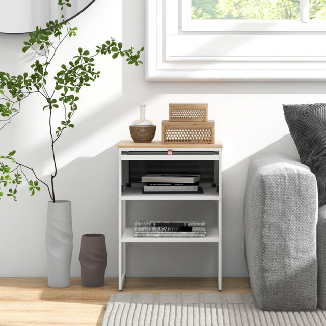 Bedside Table with Flip Up Door by Wayfair | ufurnish.com