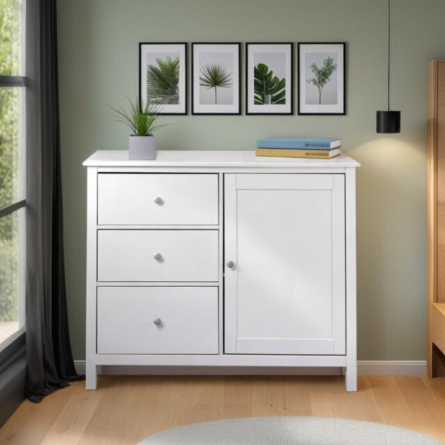 Cintron 110cm Solid Wood Sideboard by Wayfair | ufurnish.com