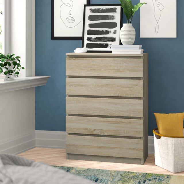 Tonya 5 Drawer 70cm Chest of Drawers by Wayfair | ufurnish.com