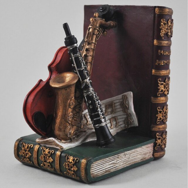 Classical Musical Instruments Shelf Tidy Bookends by Wayfair | ufurnish.com