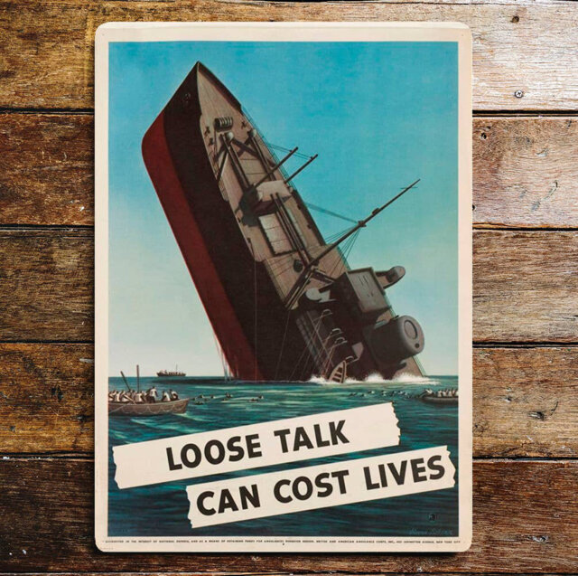 Loose Talk Can Cost Lives Wall Décor by Wayfair | ufurnish.com