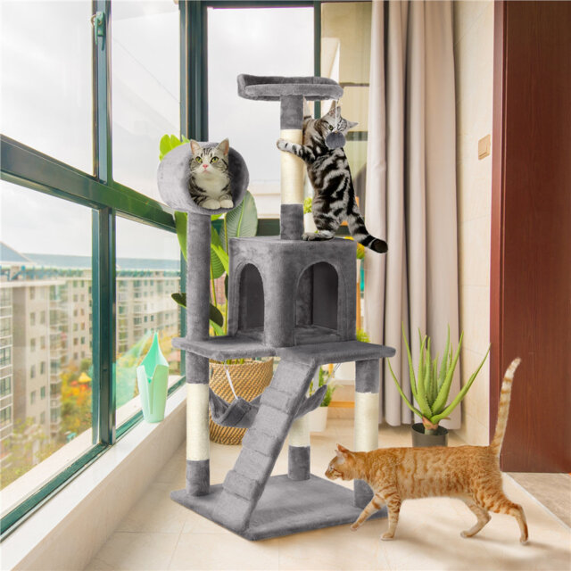 130cm Tall Cat Tree by Wayfair | ufurnish.com