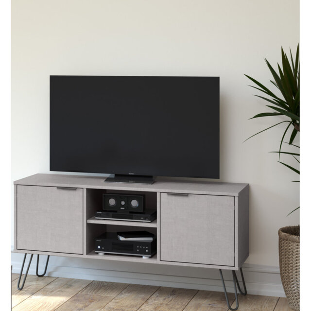 "Dufresne wide screen TV Stand with two door for TVs up to 48""" by ...
