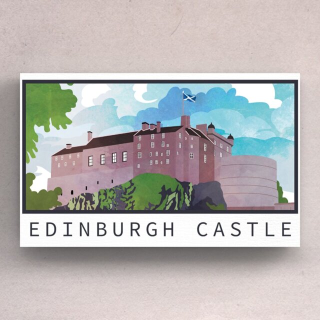 Scotland Edinburgh Castle Magnet Wall Décor by Wayfair | ufurnish.com
