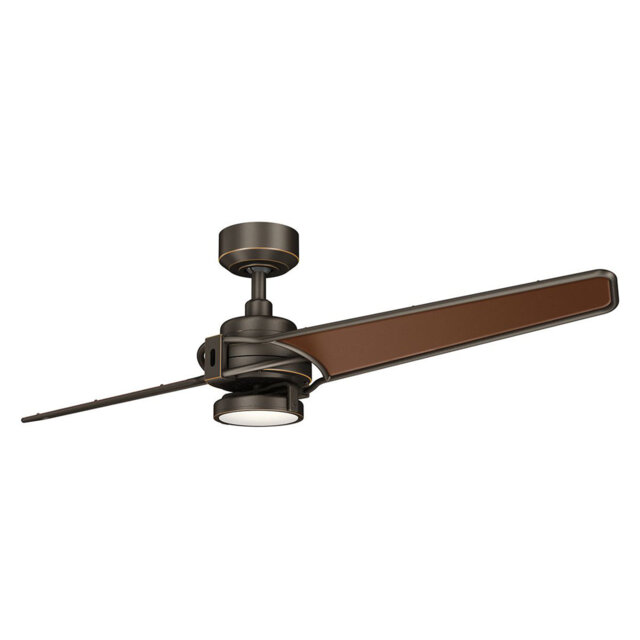 56Cm Weldona 2 - Blade LED Ceiling Fan with Remote Control and Light ...