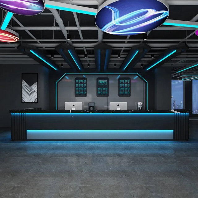 Counter Office Reception Desk Modern Salon Standing Cash Coffee ...