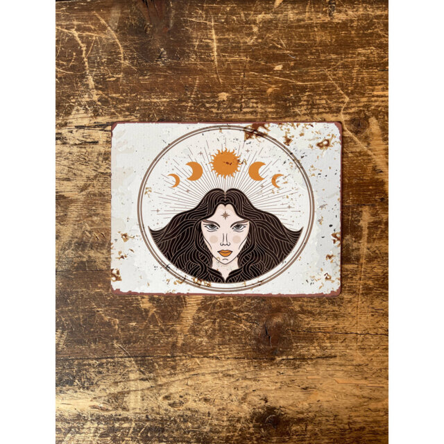 Moon Sun Woman Boho Spiritual Metal Wall Décor by Wayfair | ufurnish.com