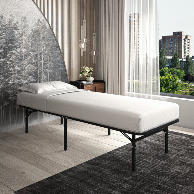 Noise Smartbase Foldable Metal Platform Bed Frame Foundation/Basics ...