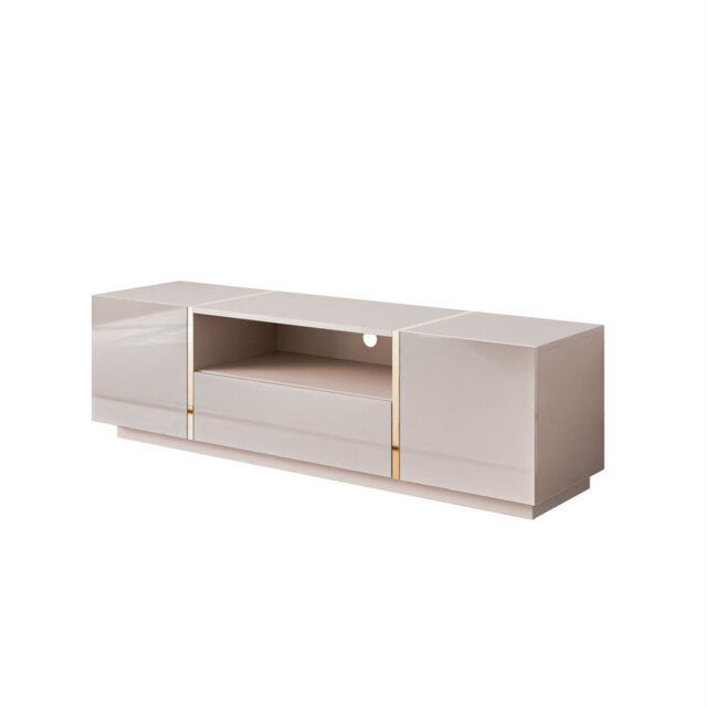 ONYX TV Unit Cashmere High Gloss 158 cm by Wayfair | ufurnish.com