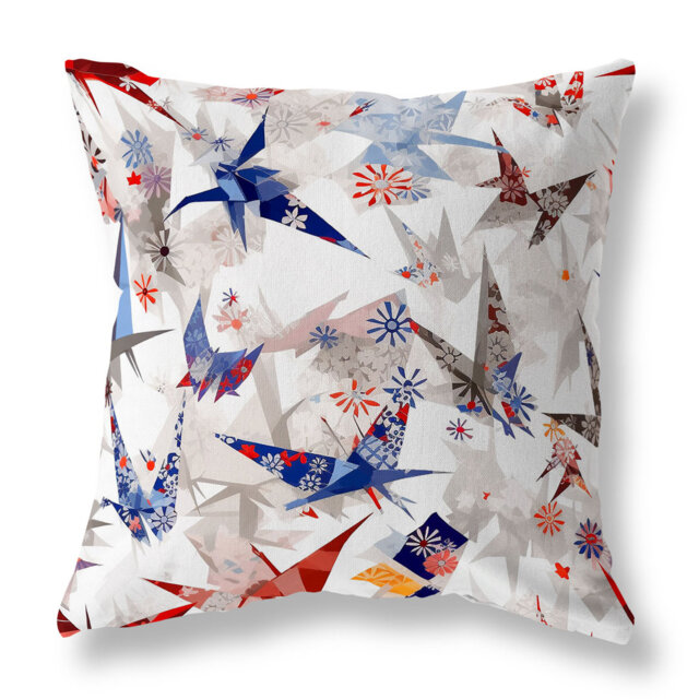 Origami Elegance Square Cushion With Filling by Wayfair | ufurnish.com