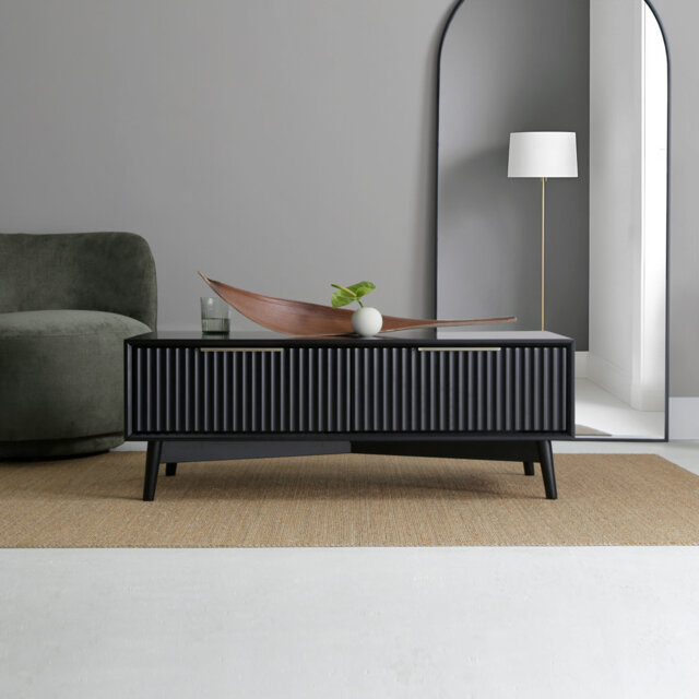 Monza - Coffee Table With Fluted Drawers by Wayfair | ufurnish.com