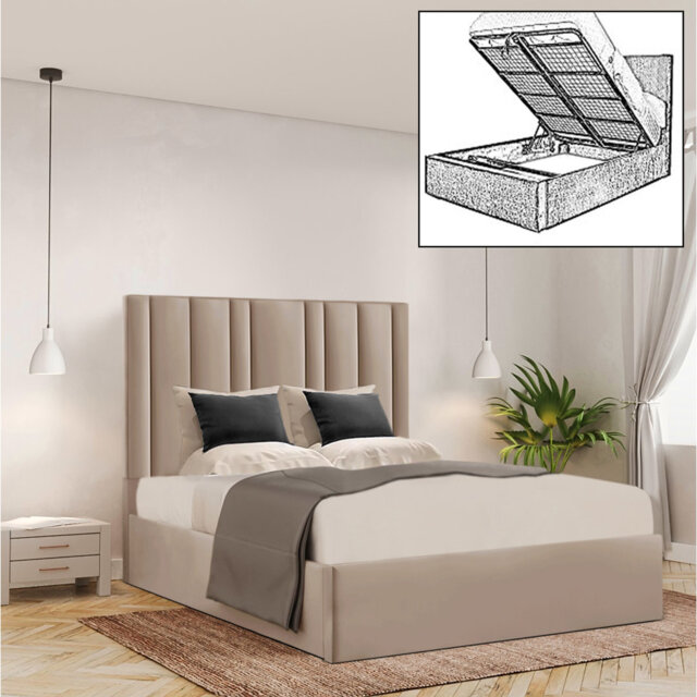 Bennard Upholstered Ottoman Storage Bed by Wayfair | ufurnish.com